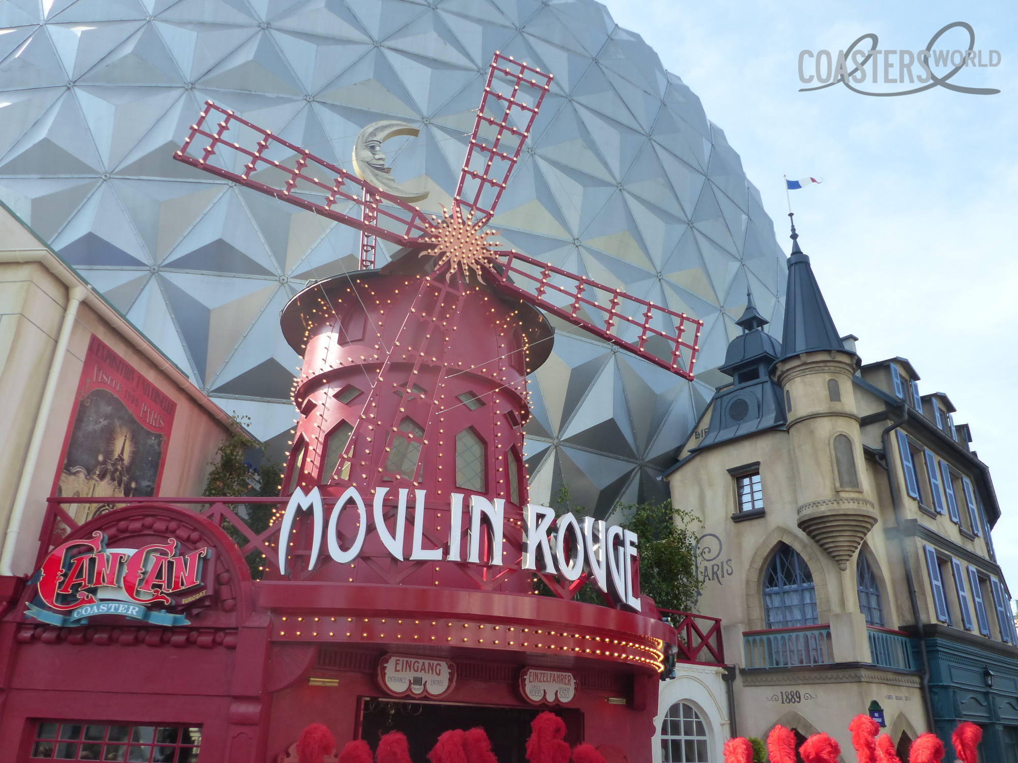 Inauguration d'Eurosat CanCan Coaster à Europa Park