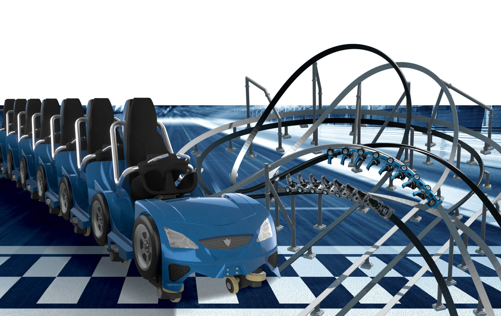 Interview - Intamin révèle son modèle de Single Rail Coaster : "Hot Racers"