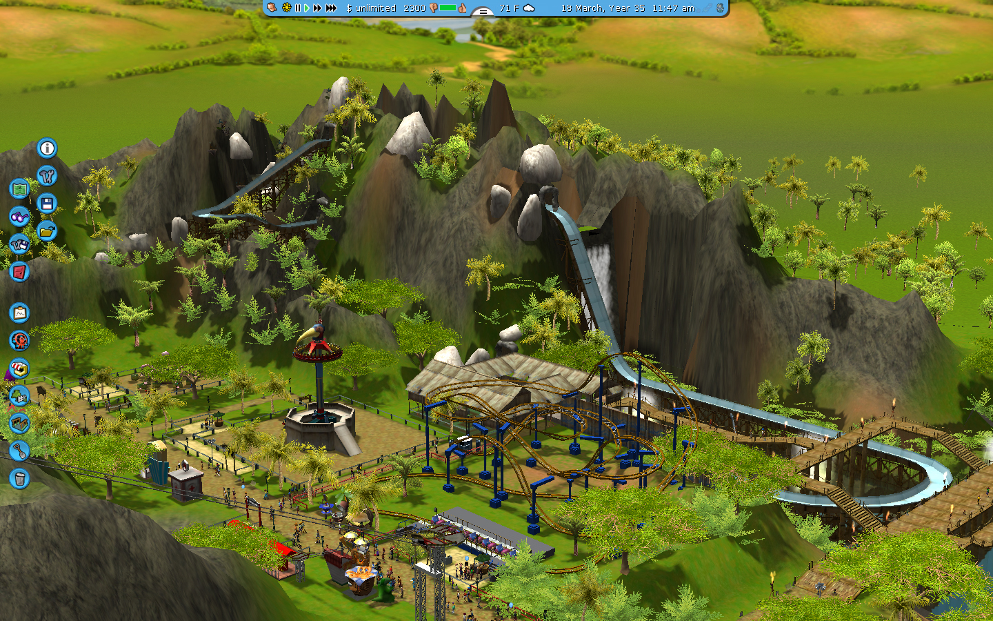 Roller Coaster Tycoon 3 : de la gestion en 3D